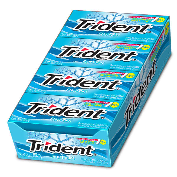 Trident evup Fresh Mint x 18piezas - Mondelez Peru